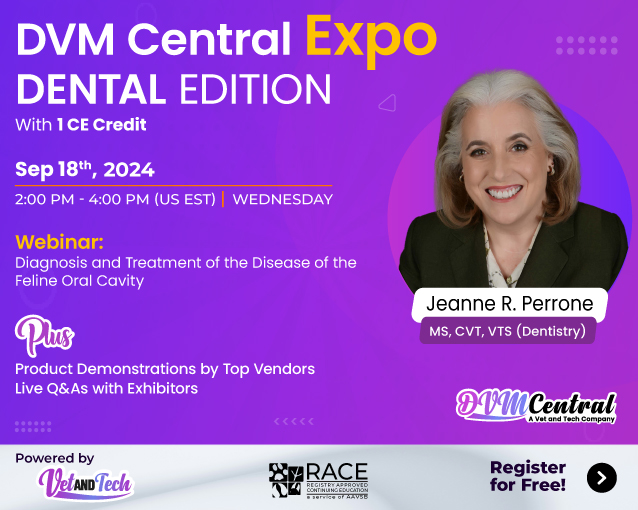 Join DVM Central Expo: Dental Edition - Free Webinar & Demos!