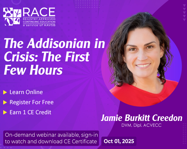 Managing Addisonian Crisis in Dogs | Register For Free Webinar